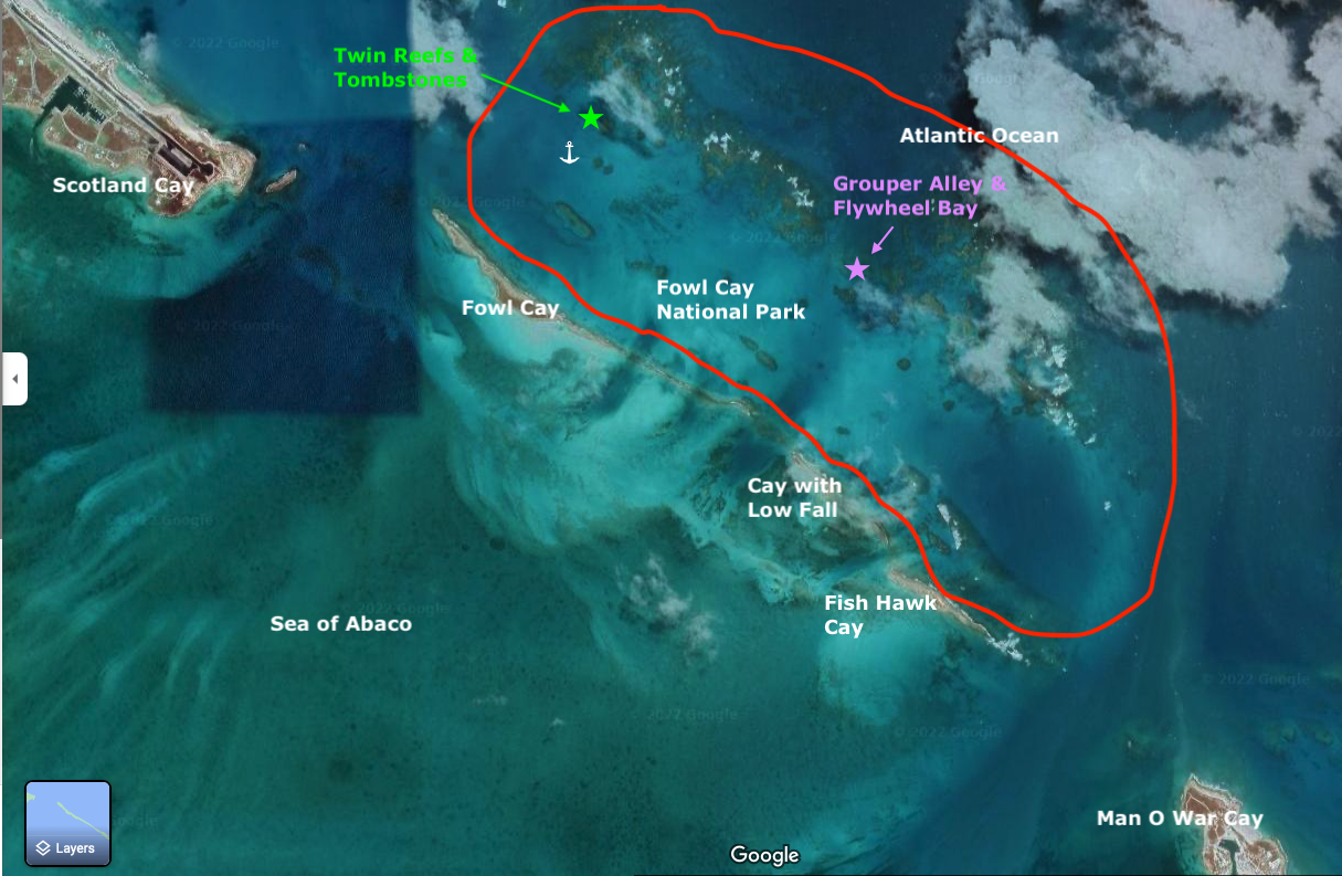 Diving in the Abacos: Part 1- Fowl Cay National Park – Life on Lady